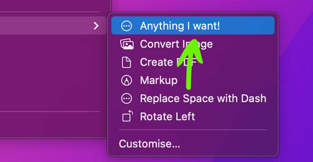 How To Add New Items In Macos Context Menu Hongkiat
