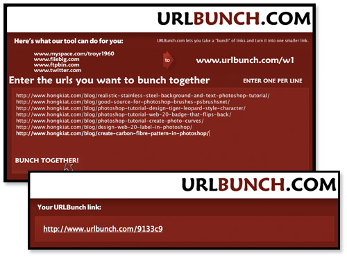 Group Multiple URLs Together And Share Them – UrlBunch | Best Web Design